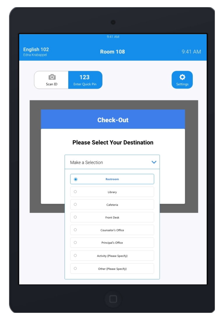 Student Attendance & Hall Pass Management